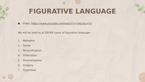 Poetry - Figurative Language and Song Lyrics Activity | Teaching Resources