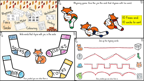 Fox's Socks | Teaching Resources