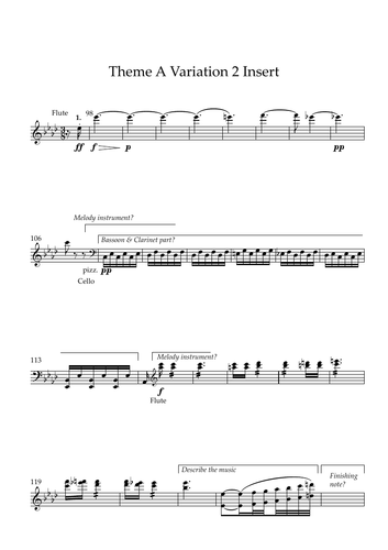 Beethoven Fifth Symphony Mvt 2 LISTENING | Teaching Resources