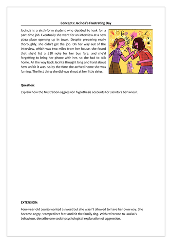 THE FRUSTRATION-AGGRESSION HYPOTHESIS [A-Level Psychology - Aggression ...