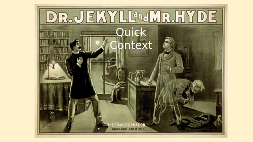Jekyll and Hyde Context - ECT | Teaching Resources