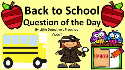 Question of the Day Yearlong Bundle | Teaching Resources
