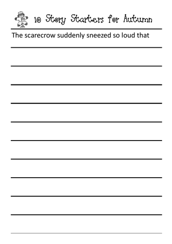 10 Autumn Story Starters for Children | Teaching Resources