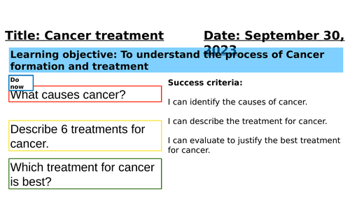 Physiological diseases and disorders and associated treatments Unit 5B ...
