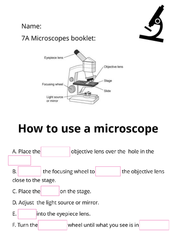 7A Microscopes | Teaching Resources
