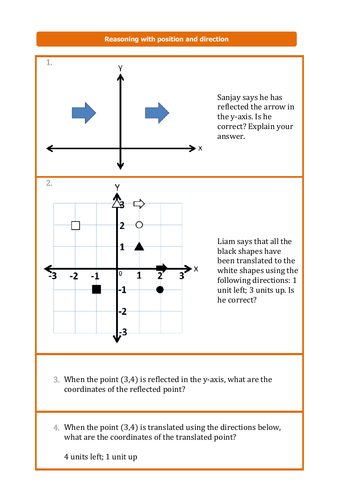 Coordinates word problems | Teaching Resources