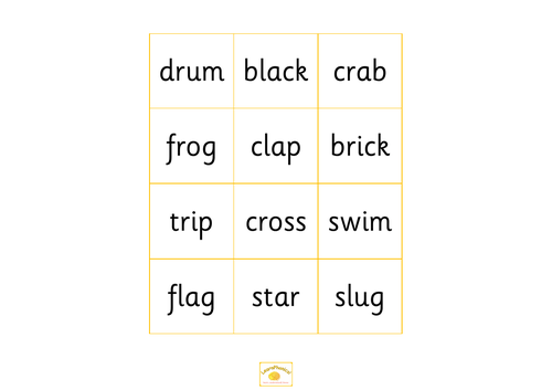 Phase 4 Bingo Match - CCVC words | Teaching Resources
