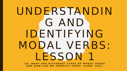 Modal Verbs | Teaching Resources
