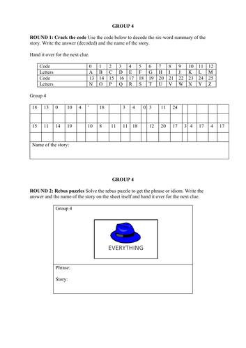 Escape room activity - The Adventures of Sherlock Holmes | Teaching ...
