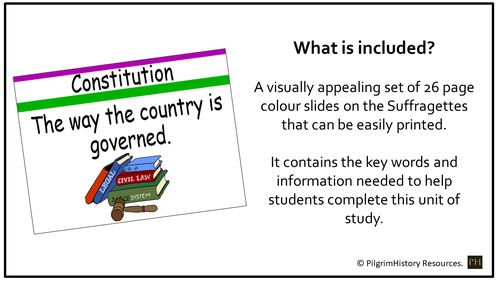 Suffragette Key Words | Teaching Resources