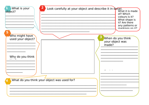 History primary sources analysis/reflection sheet | Teaching Resources