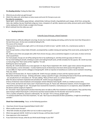 Zero Conditional | Teaching Resources