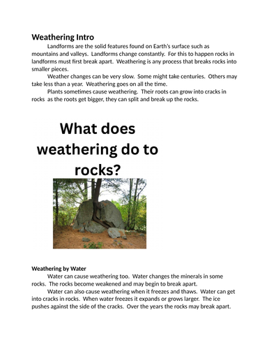 Geology Erosion and Deposition Unit Middle School Science | Teaching ...