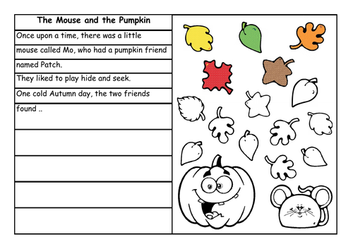 Autumn Story: The Mouse and the Pumpkin KS1 | Teaching Resources
