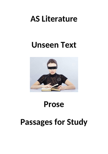 AS English Literature Cambridge Unseen Texts | Teaching Resources