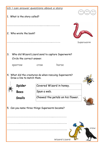Superworm - English unit of work KS1 | Teaching Resources