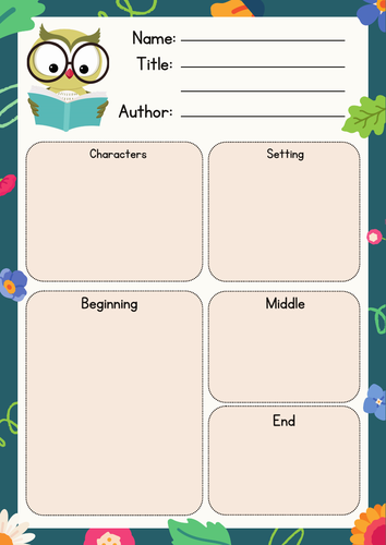 story elements worksheet for 1st grade - story elements activities for ...