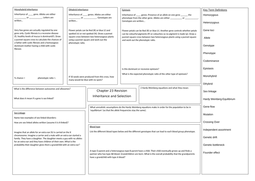 Unit 3 Homework Menus - Oxford AQA A Level Biology | Teaching Resources