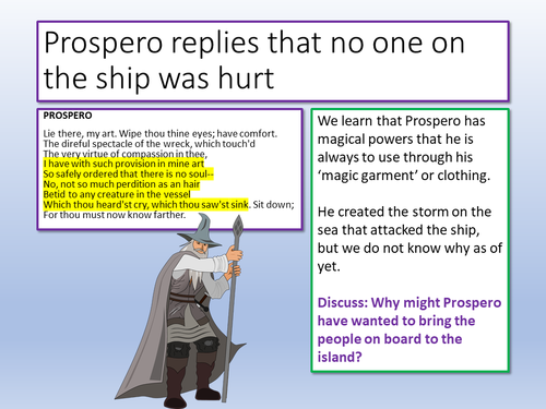 The Tempest Prospero | Teaching Resources