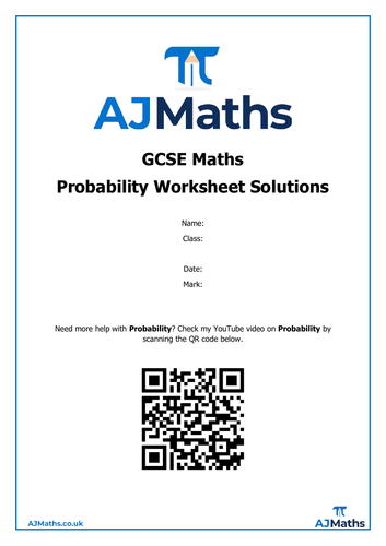 GCSE Maths | Probability | Edexcel Foundation | Teaching Resources GCSE Maths | Probability | Edexcel Foundation | Teaching Resources