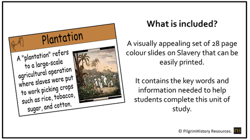 Slavery Key Words | Teaching Resources