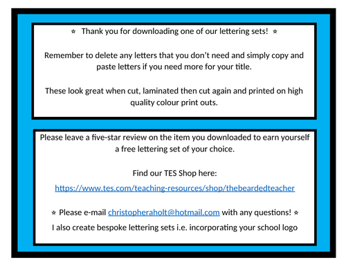 SCRABBLE LETTERS / lettering set for English displays with tile values ...