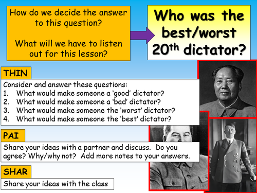Hitler Stalin Mao dictators | Teaching Resources