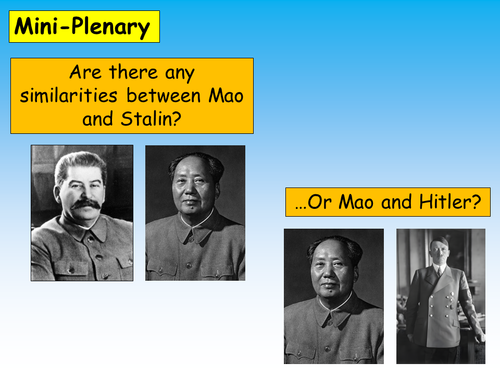 Hitler Stalin Mao dictators | Teaching Resources