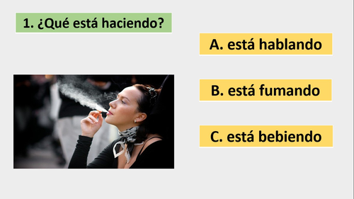 Spanish Smoking and drugs Quiz | Teaching Resources