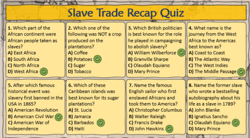 Slave Trade - Legacy & Consequences - Black History | Teaching Resources