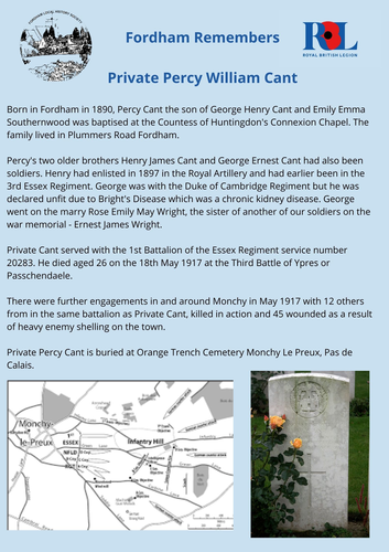 Remembrance - An Essex Village Study | Teaching Resources