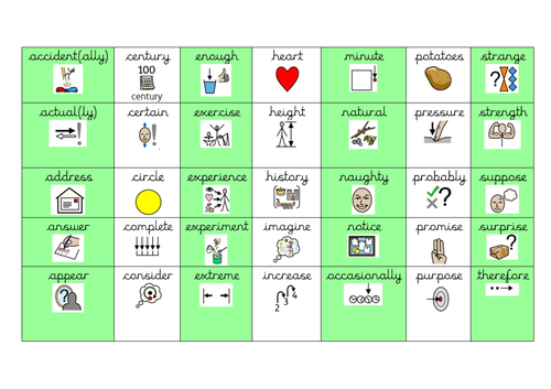 KS2 Spellings with widget symbols | Teaching Resources