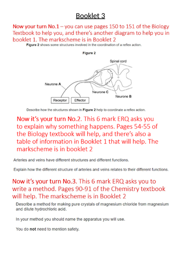 Lesson on Improving Student Performance in Extended Response Questions ...