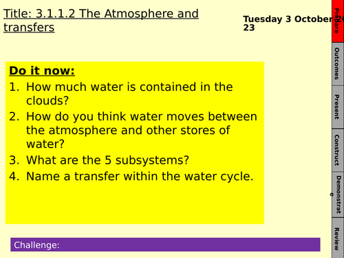 Complete AQA Water Carbon Cycles A level | Teaching Resources