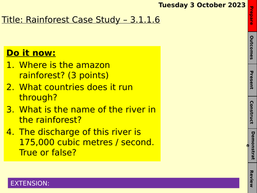Complete AQA Water Carbon Cycles A level | Teaching Resources