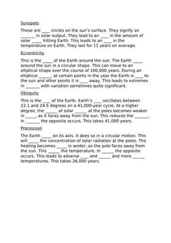 Complete AQA Water Carbon Cycles A level | Teaching Resources