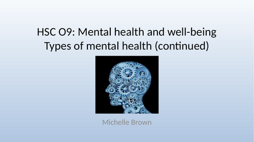 CACHE L2 HSC Mental Health and Wellbeing | Teaching Resources