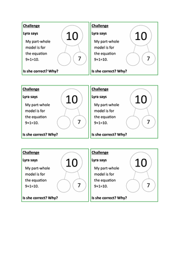 Adding Using Part-Whole Models Worksheets - Year 1 | Teaching Resources Adding Using Part-Whole Models Worksheets - Year 1 | Teaching Resources