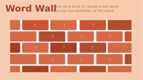 Word Wall (editable) Vocabulary Retreival | Teaching Resources