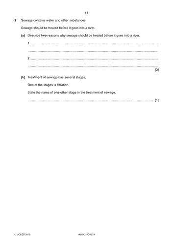 Human Influences on Ecosystems - Past Paper Question Pack | Teaching ...