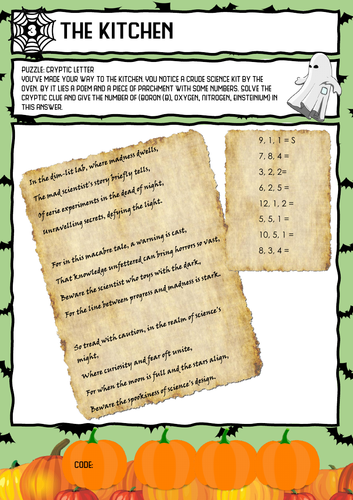 THE Ultimate Science of Halloween STEM Escape Room | Teaching Resources