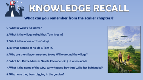Goodnight Mister Tom - Chapters 7-8 - Double Lesson! | Teaching Resources