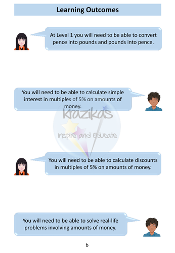 Money Workbook - Level 1 Functional Skills Maths | Teaching Resources
