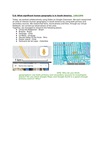 Year 5 Geography unit on South America | Teaching Resources