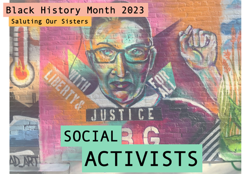 Black History Month 2023 - Social Activists Factfiles | Teaching Resources