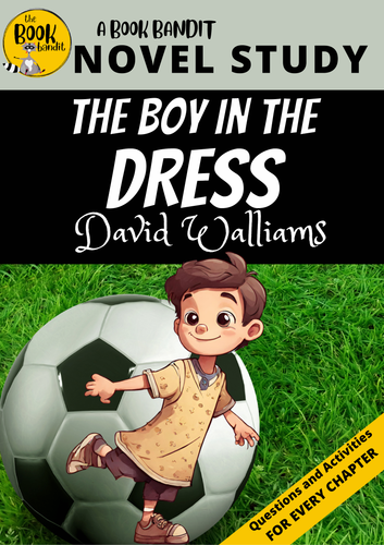 THE BOY IN THE DRESS by David Walliams NOVEL STUDY and READING ...