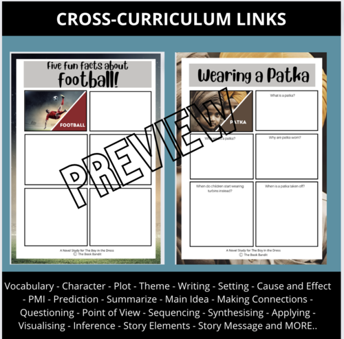 THE BOY IN THE DRESS by David Walliams NOVEL STUDY and READING ...