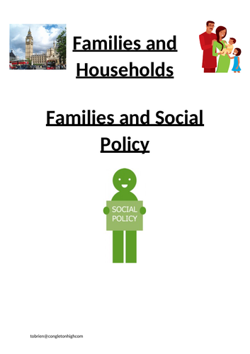 AQA A Level Sociology - Families & households: WHOLE TOPIC | Teaching ...