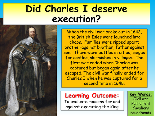 Charles I Execution | Teaching Resources