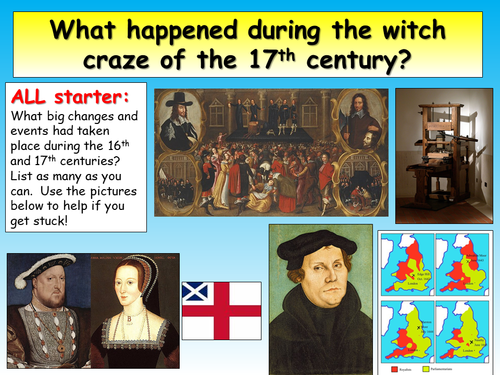 Witch craze 17th Century | Teaching Resources